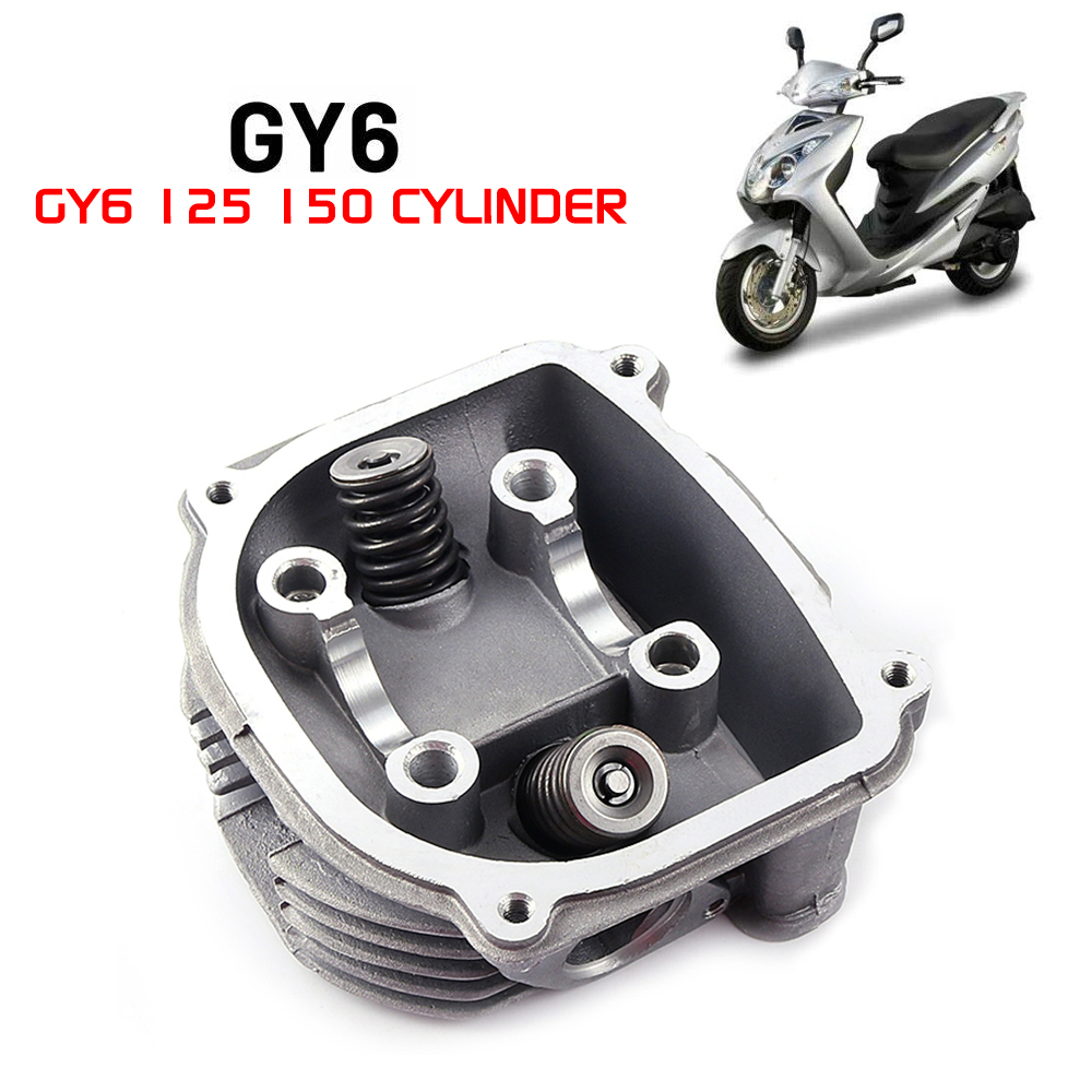 GY6 CILINDERKOP MOTORFIETS ONDERDELEN GY6 150 Cili... – Vicedeal