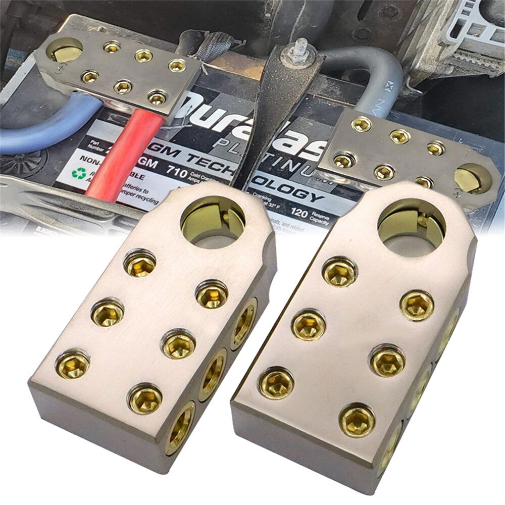 1 Pair Durable Safe Car Battery Terminals Clamps C... – Grandado