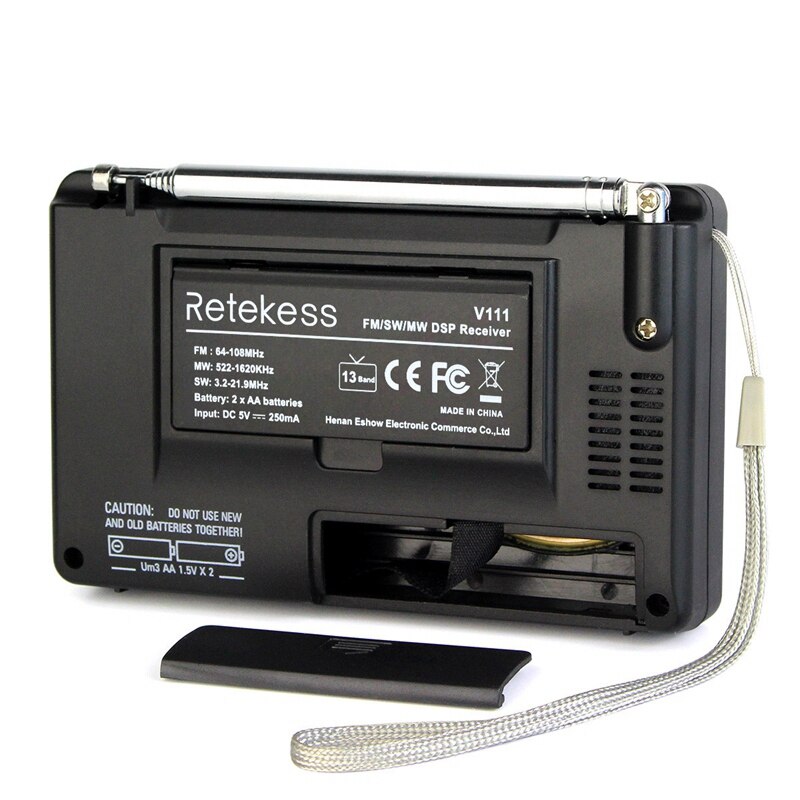 V111 Full Band Radio FM Stereo/MW/SW DSP World Ban... – Vicedeal