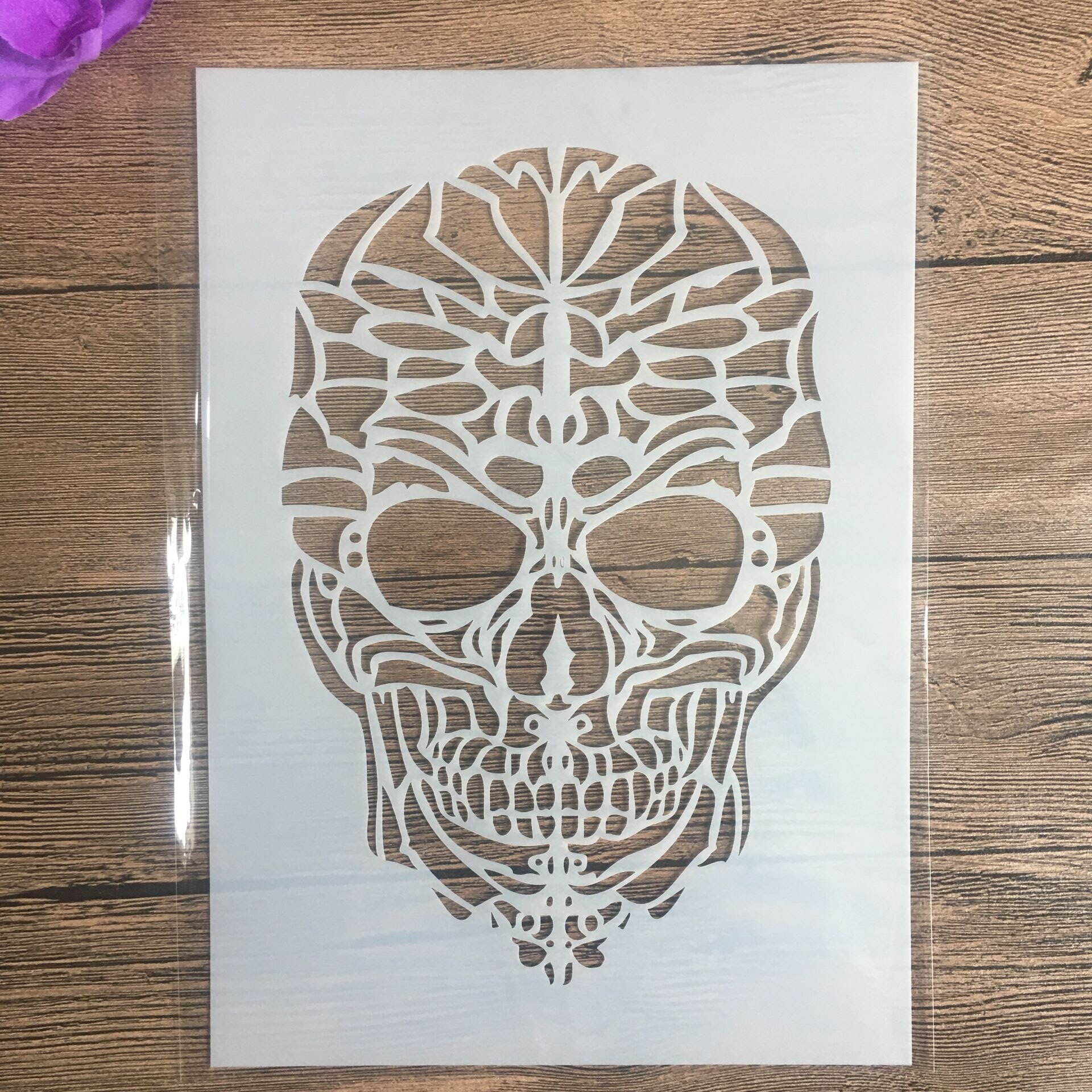 A4 29 * 21cm grid Mandala DIY Stencils Wall Painti... – Grandado