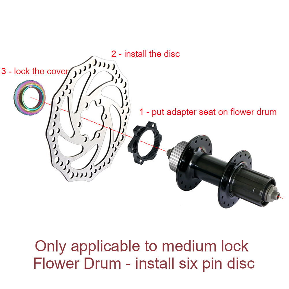 Fiets Centerlock Om 6-Gat Adapter Mountainbike Hub... – Grandado