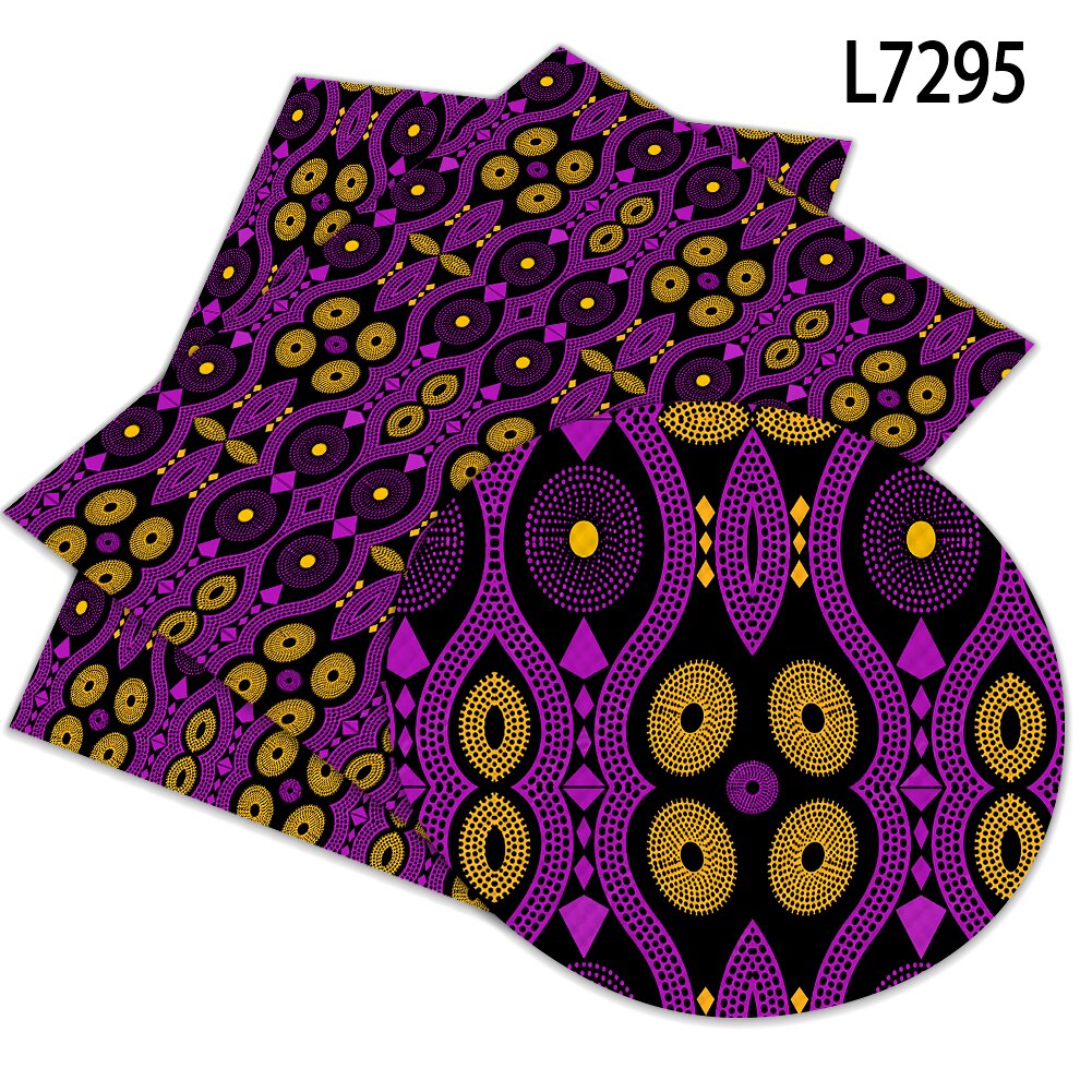 Ghana African Flowers Printed Faux Leather Sheets ... – Grandado
