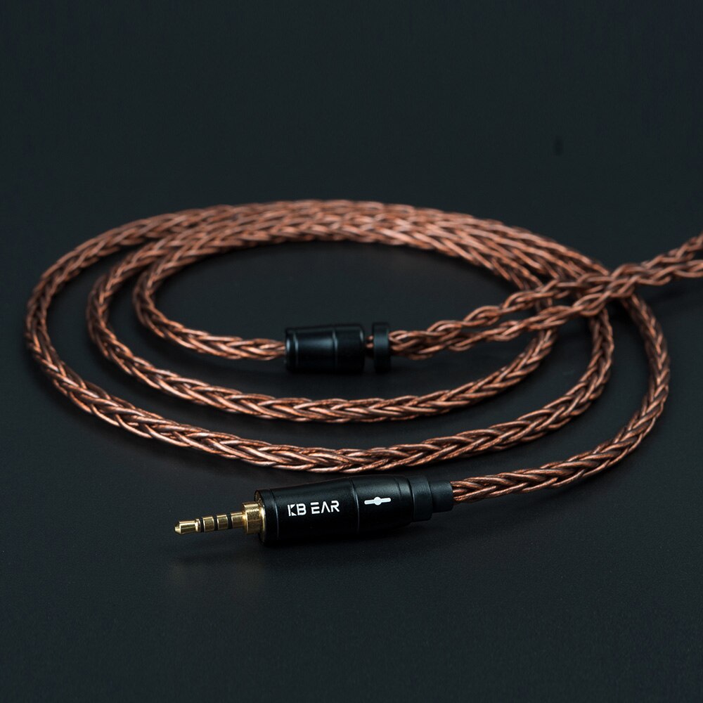 KBEAR 8 Core Oxygen-free Copper Earphone Cable For... – Vicedeal