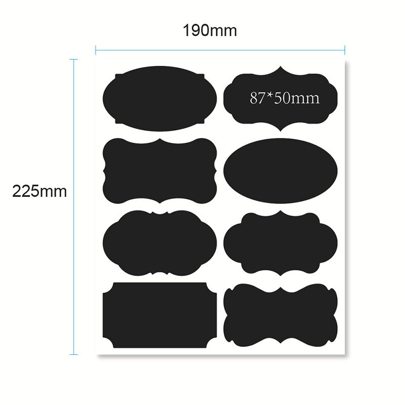 Keuken Flessen Label Stickers Organizer Wit Marker... – Grandado