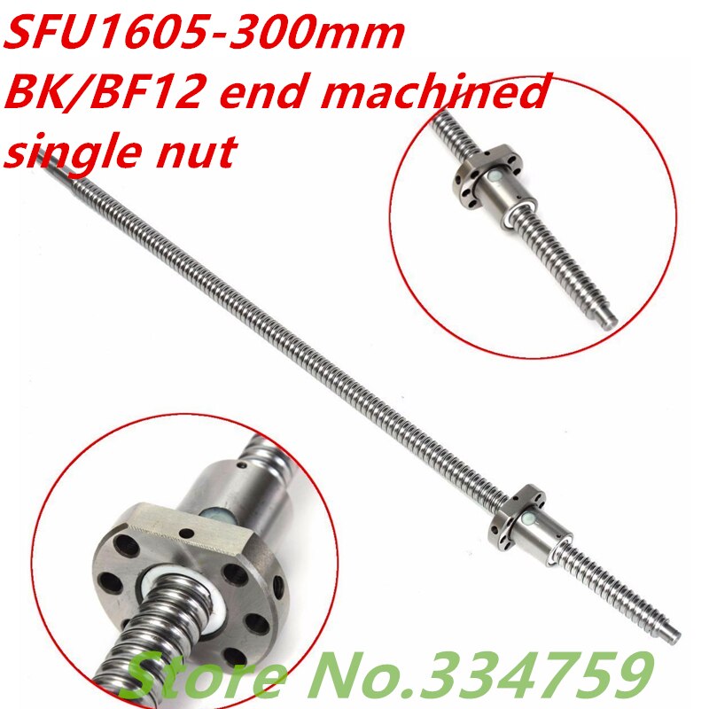 SFU1605 300mm Ball Screw Rolled C7 ballscrew SFU16... – Grandado