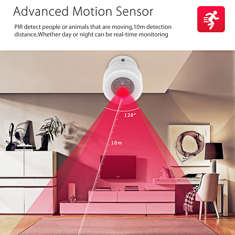 Smart Home Wifi Pir Motion Sensor Ingebouwde Tempe... – Vicedeal