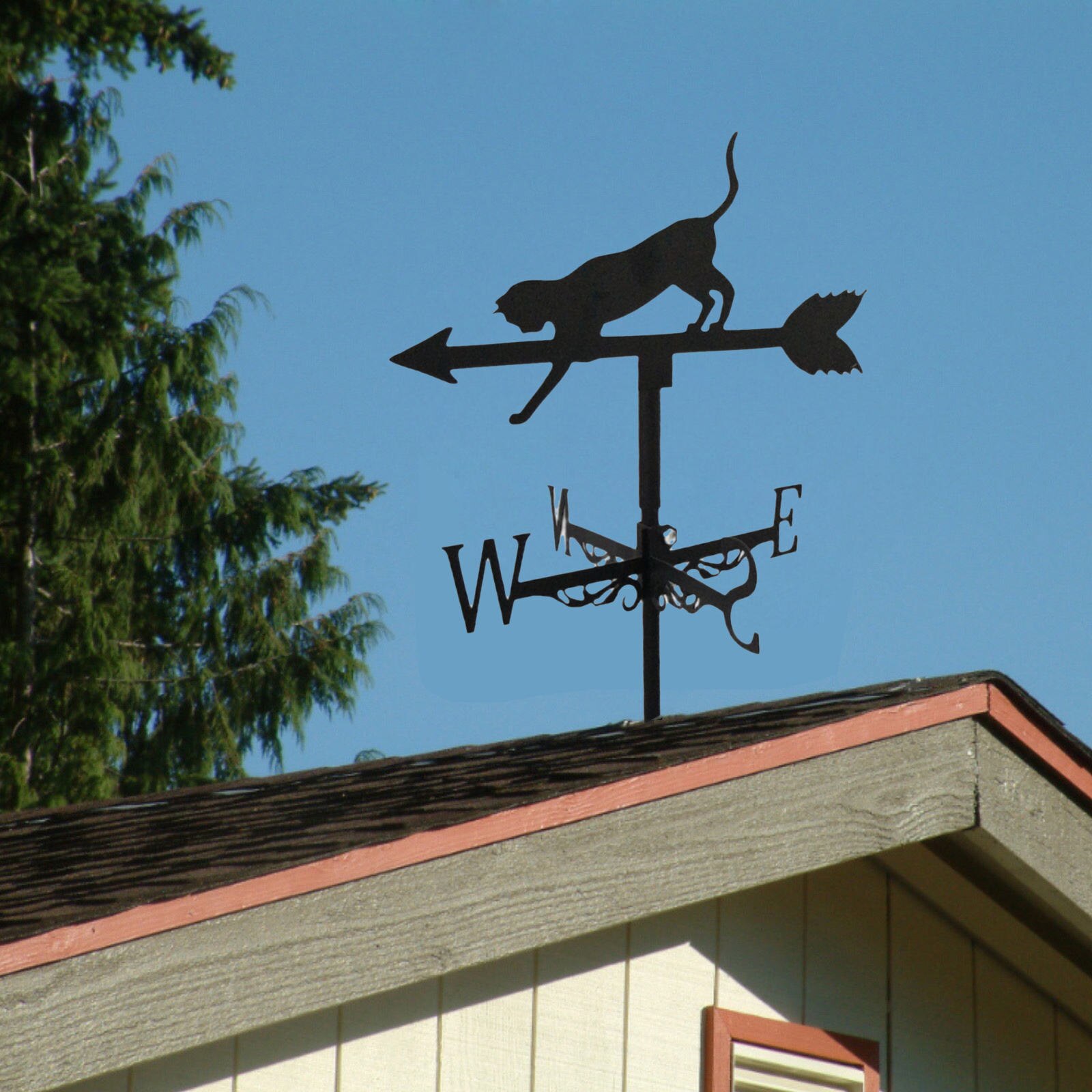 Iron Art Roof Weather Vane with Animal Silhouette ... – Vicedeal