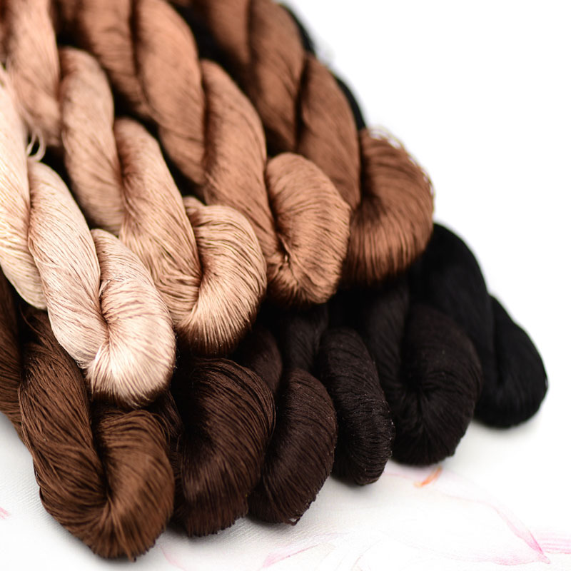 1pcs 100% silk thread hand embroidery embroider cr... – Vicedeal