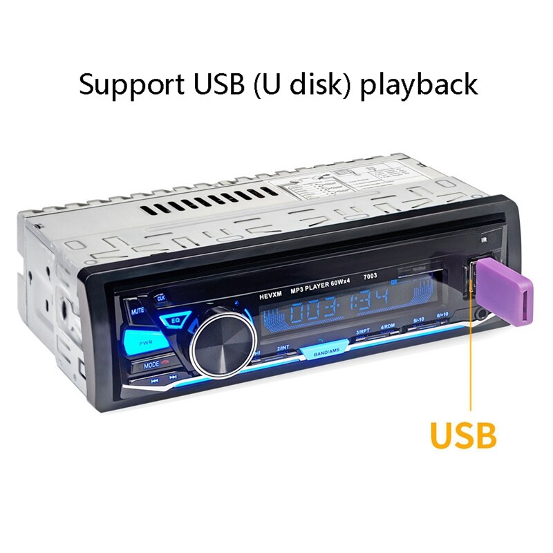 Roman-Bluetooth Auto Stereo Radio, 7003 12V USB Ei... – Vicedeal