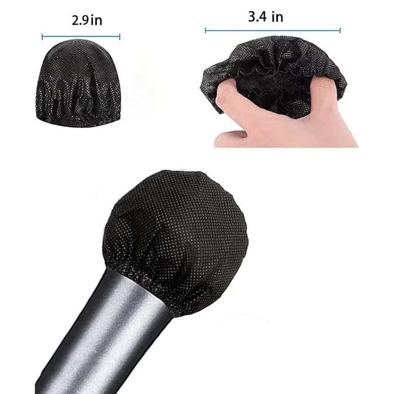 400Pcs Microphone Disposable Cover ,Mic Windscreen... – Grandado