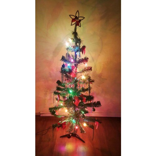 Cansüs Christmas Tree Set 100 cm Pine Tree & Light... – Grandado