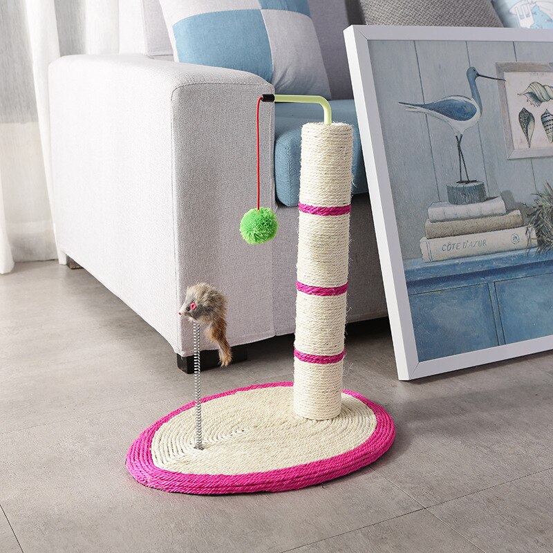 Pet supplies elliptic cat scratch column fish shap... – Vicedeal