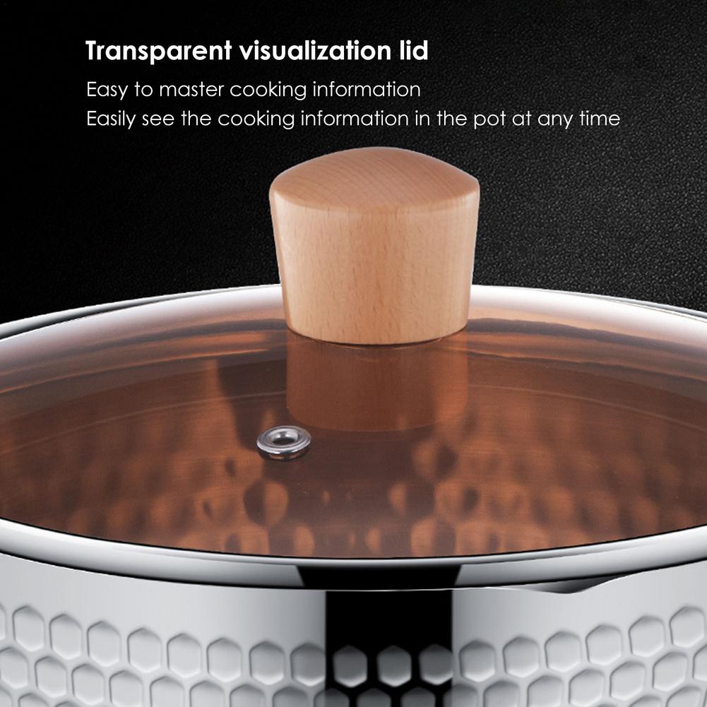 Sauce Pan With Lid Kitchen Cooking Soup Pot For Ve... – Grandado