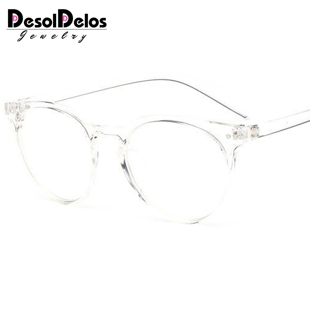Retro men's glasses frame plain women's eyeglasses... – Grandado