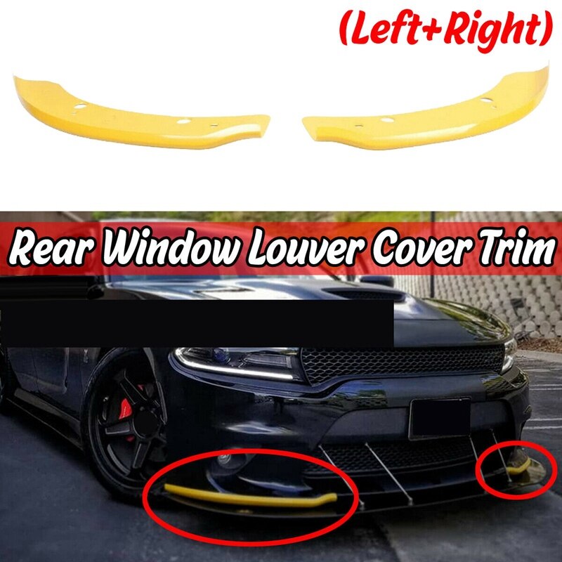 For Dodge Charger Srt Scat Pack Front Bumper Lip S... – Vicedeal