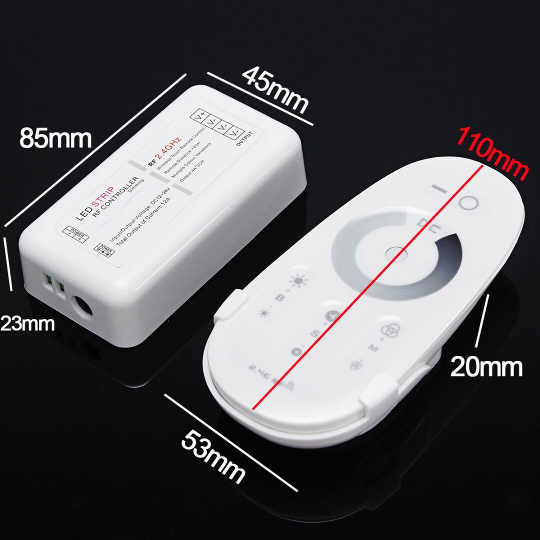 1 set 2.4G Wireless Touch RF Dimmer Remote Control... – Grandado