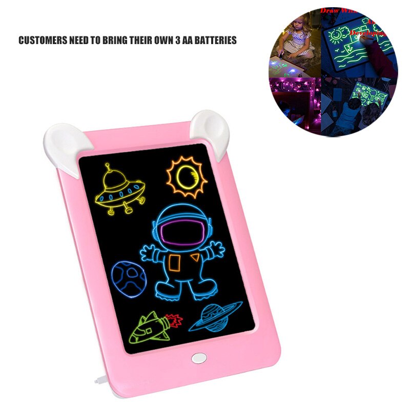 Drawing Writing Tablet with LED Light Fun Developi... – Grandado