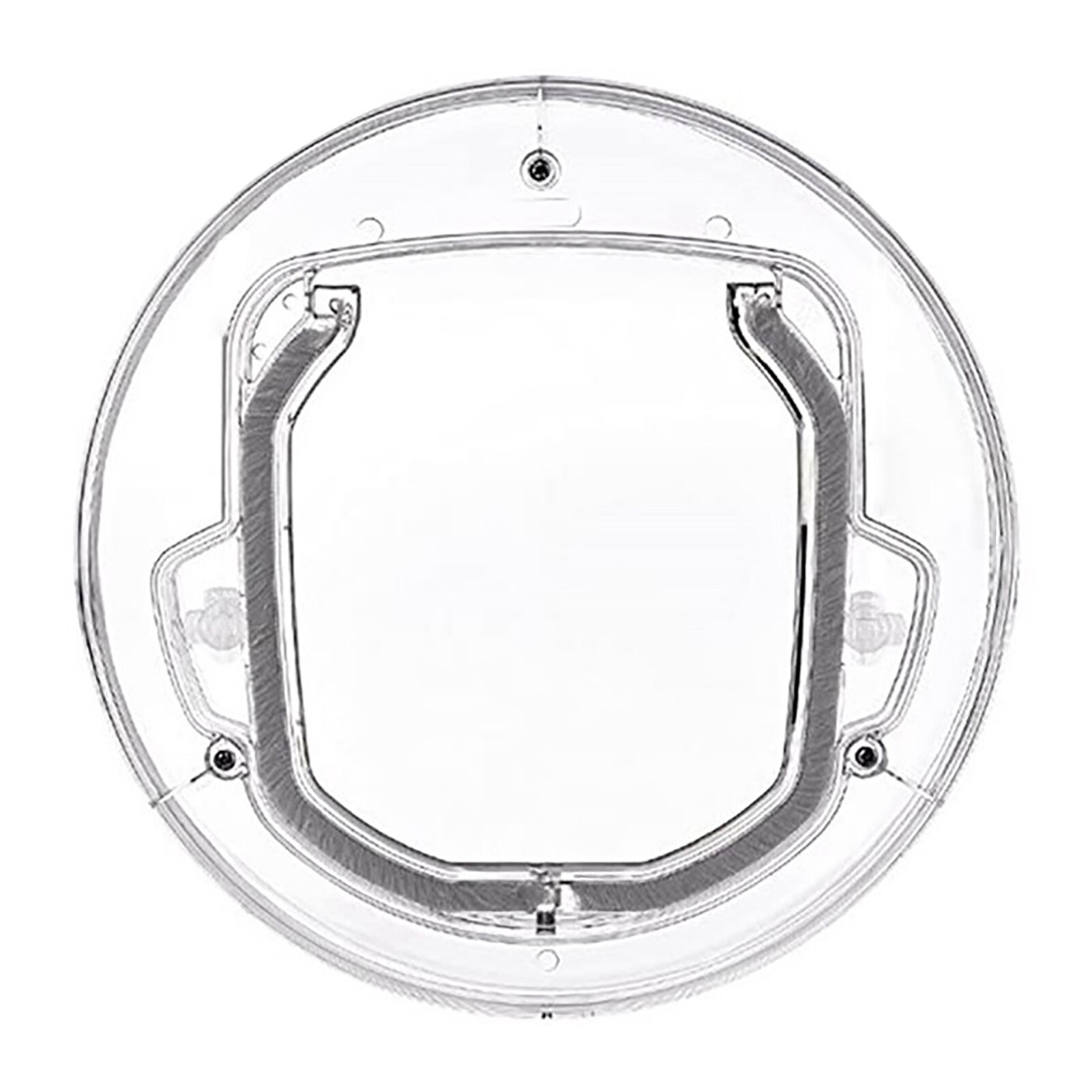 Pet Flap Round Cat Flap Pet Door Can Control In An... – Grandado