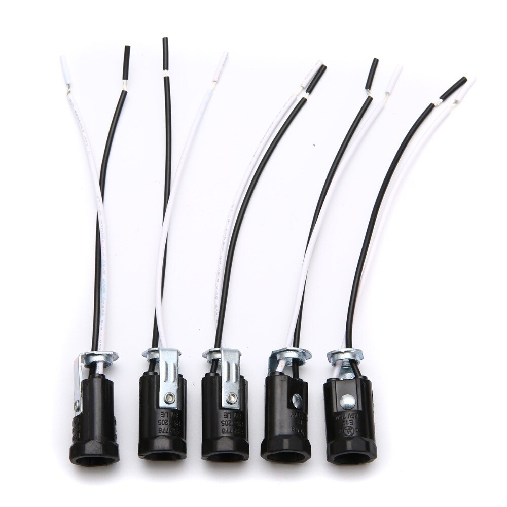 5pcs E12 Lamp Holder Base Light Sockets Lampholder... – Vicedeal