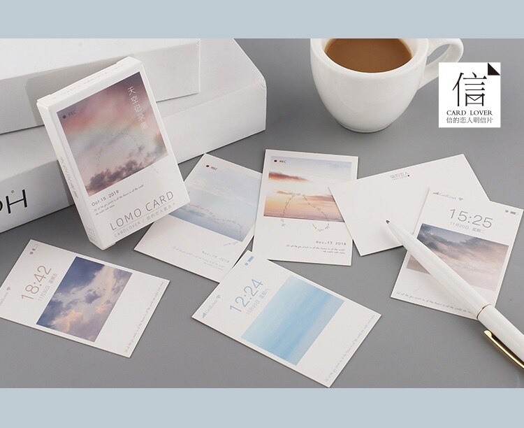 28 Pcs/Set 52*80mm Sunset Twilight Lomo Card Mini ... – Vicedeal