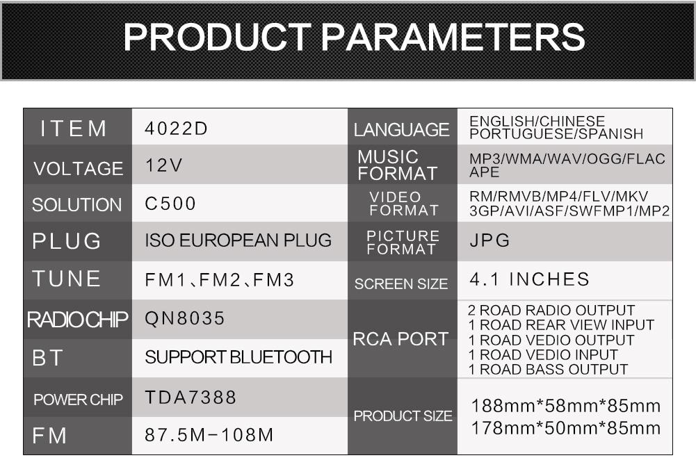 4.1inch Audio Car Mp5 Player FM Car Radio 1Din Aut... – Grandado