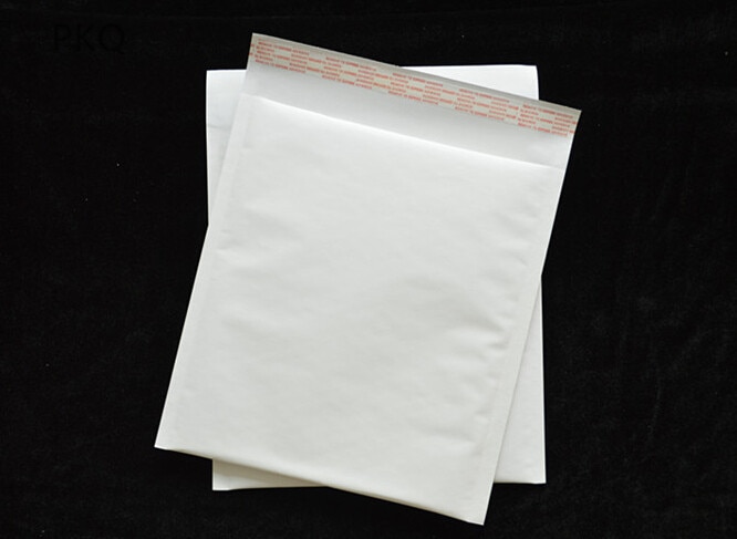 100p cs/lot White Kraft Bubble Mailers Padded Enve... – Grandado