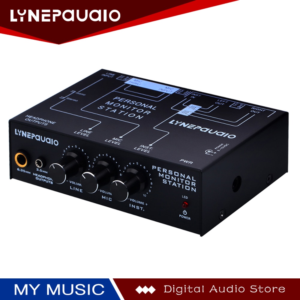 Audio Mixer 3 Channel Stereo Microphone Mixer with... – Grandado