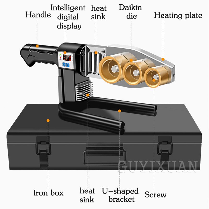 Máquina de soldadura que forma PPR, 220V/980W, tub... – Grandado