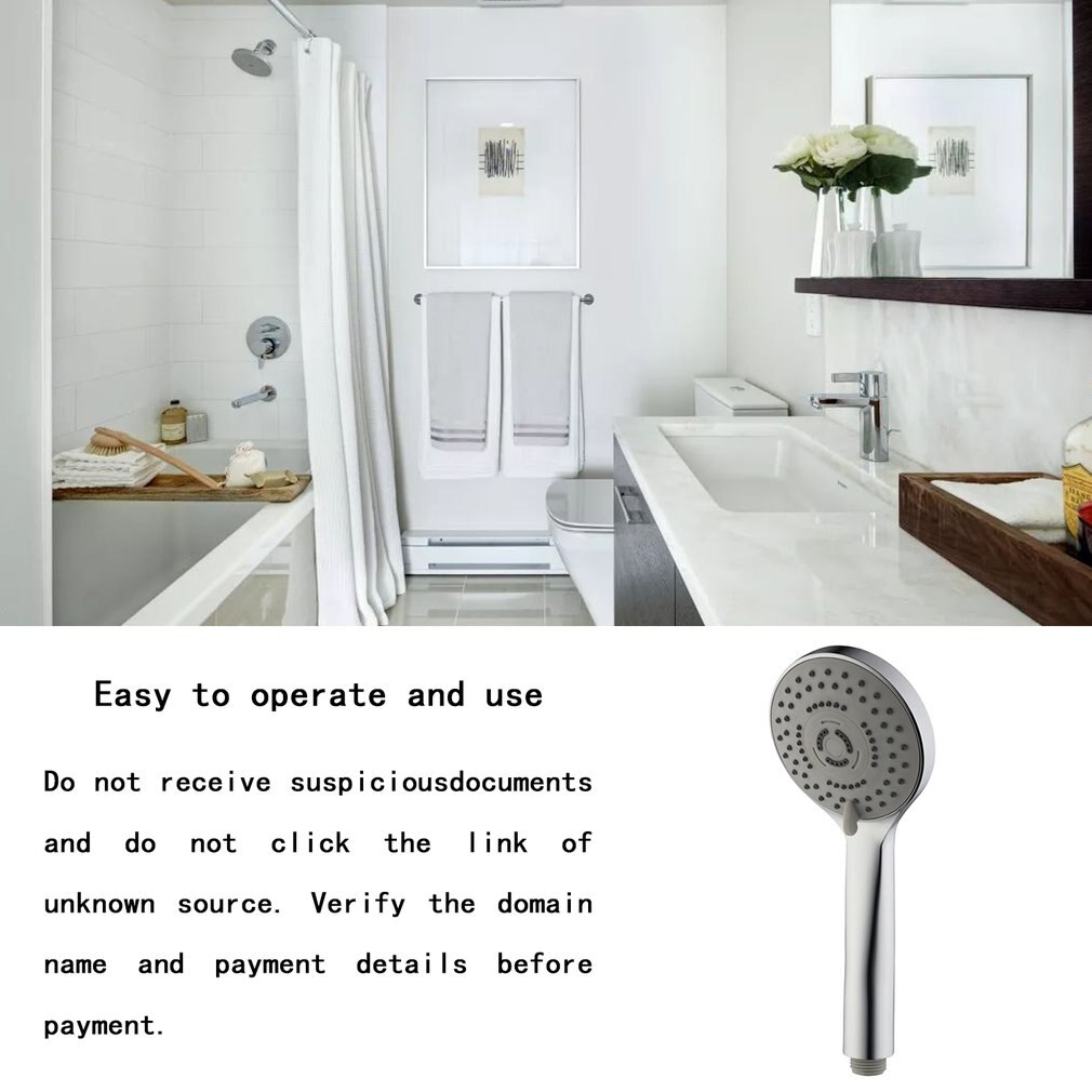 Home Shower Head Low Pressure Booster Shower Head ... – Grandado