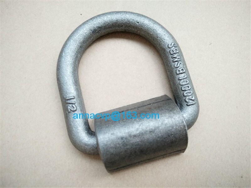 D-RING Weld on Flatbed Truck Trailer Tie Down D Ring Rope Chain Anchor ...