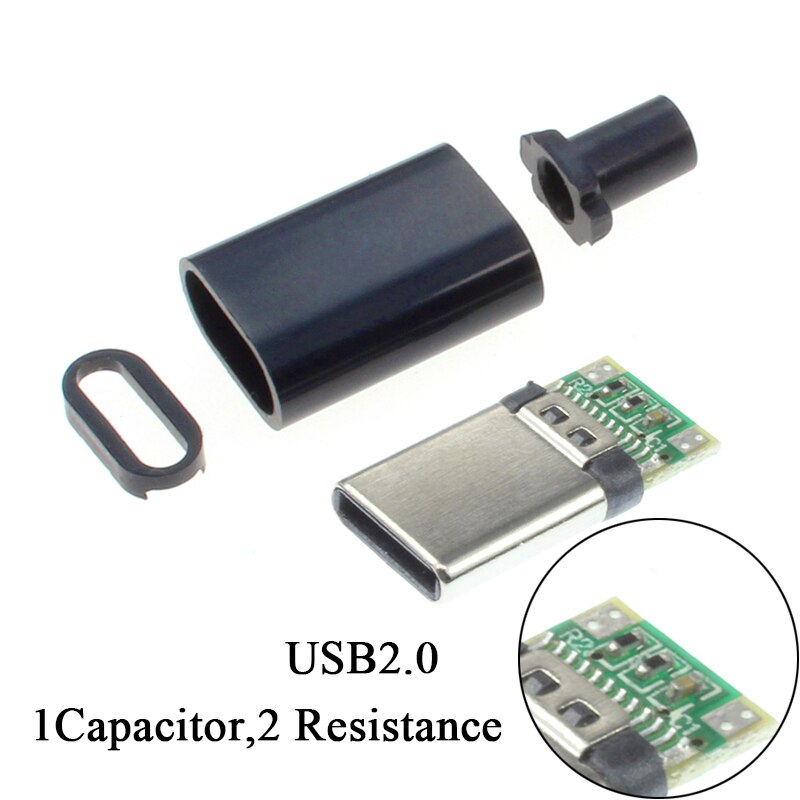 USB 3.1 Type C Male Plug Connector Wire Conector E... – Grandado