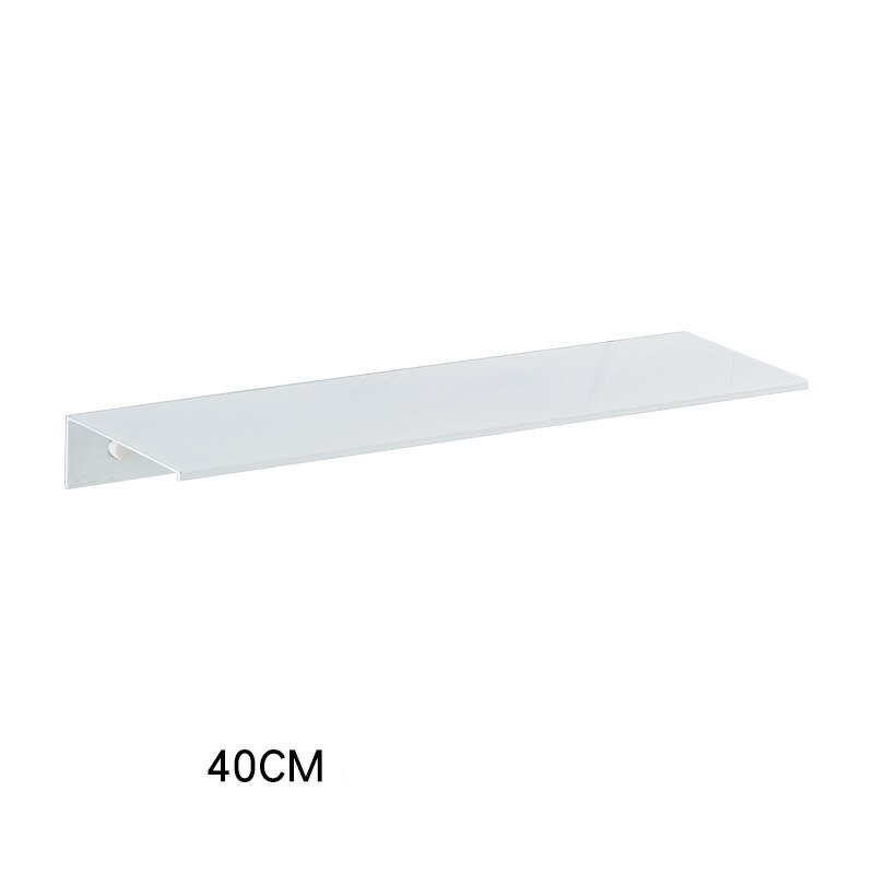 Zotobon badeværelseshylde sort aluminium vægmonteret firkantet ...