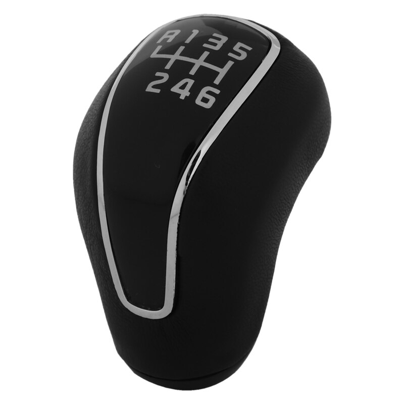 6 Speed PU Leather Car MT Gear Shift Knob Lever St... – Grandado