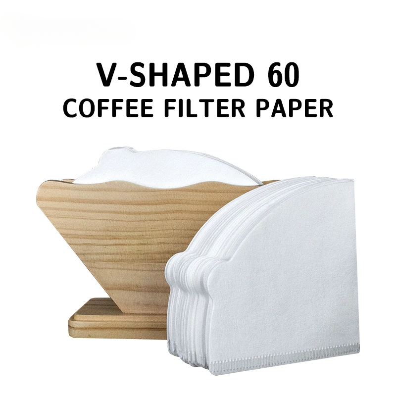 Papel de filtro de café en forma de V, 60 soportes... – Grandado
