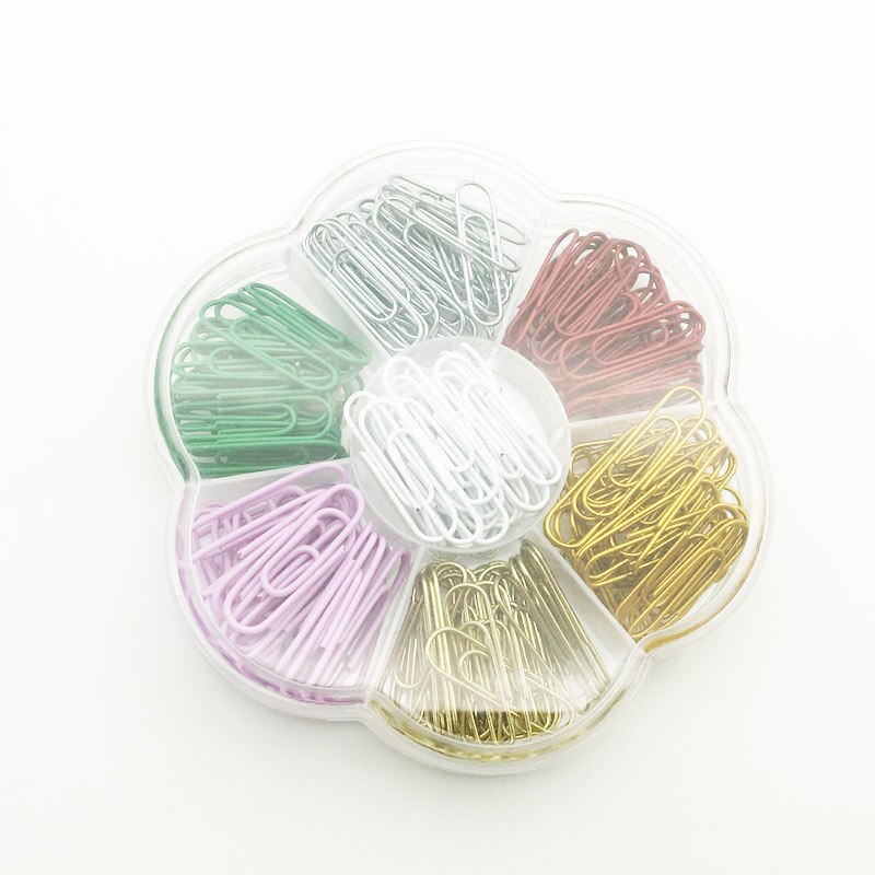 200Pcs 8 Kleuren Mini Paperclips Kantoor Eenvoudig... – Grandado