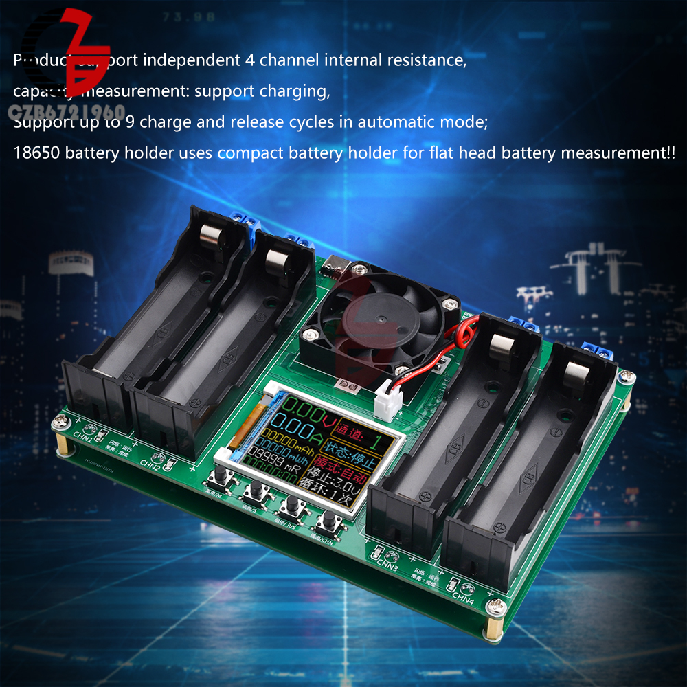 18650 Lithium Batterij Capaciteit Tester Module Ma... – Grandado