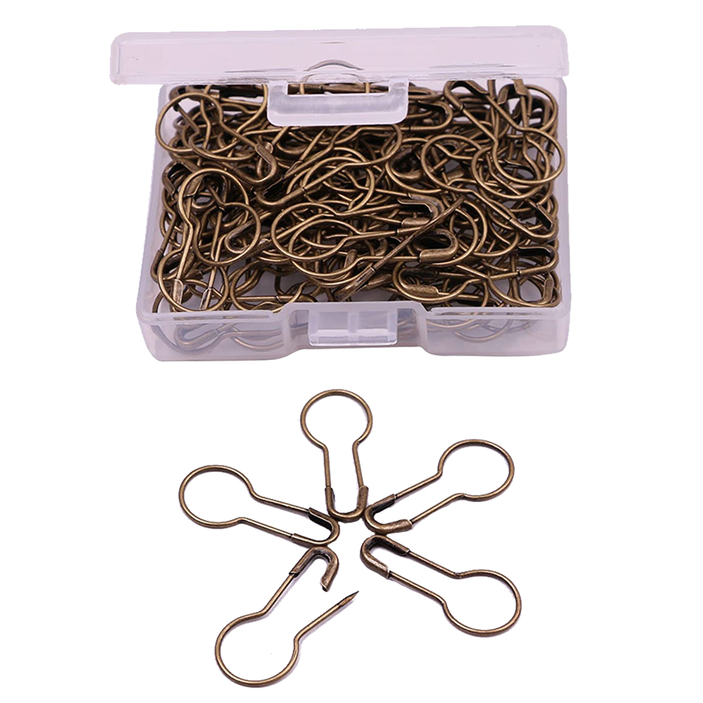 100PCS Small Metal Gourd Pins Bulb Safety Pins for... – Grandado