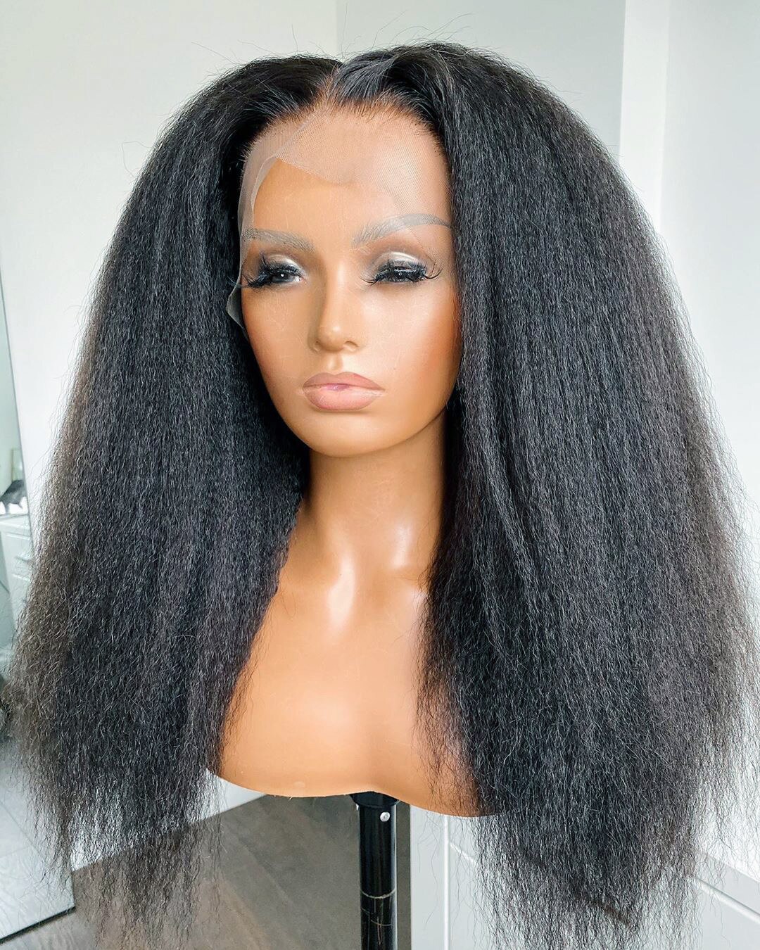 200 Density Glueless Yaki Natural Long Kinky Strai... – Grandado