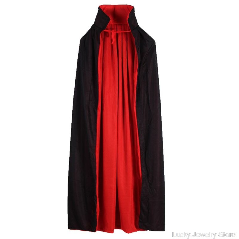 Vampire Cloak Cape Stand-up Collar Cap Reversible ... – Grandado