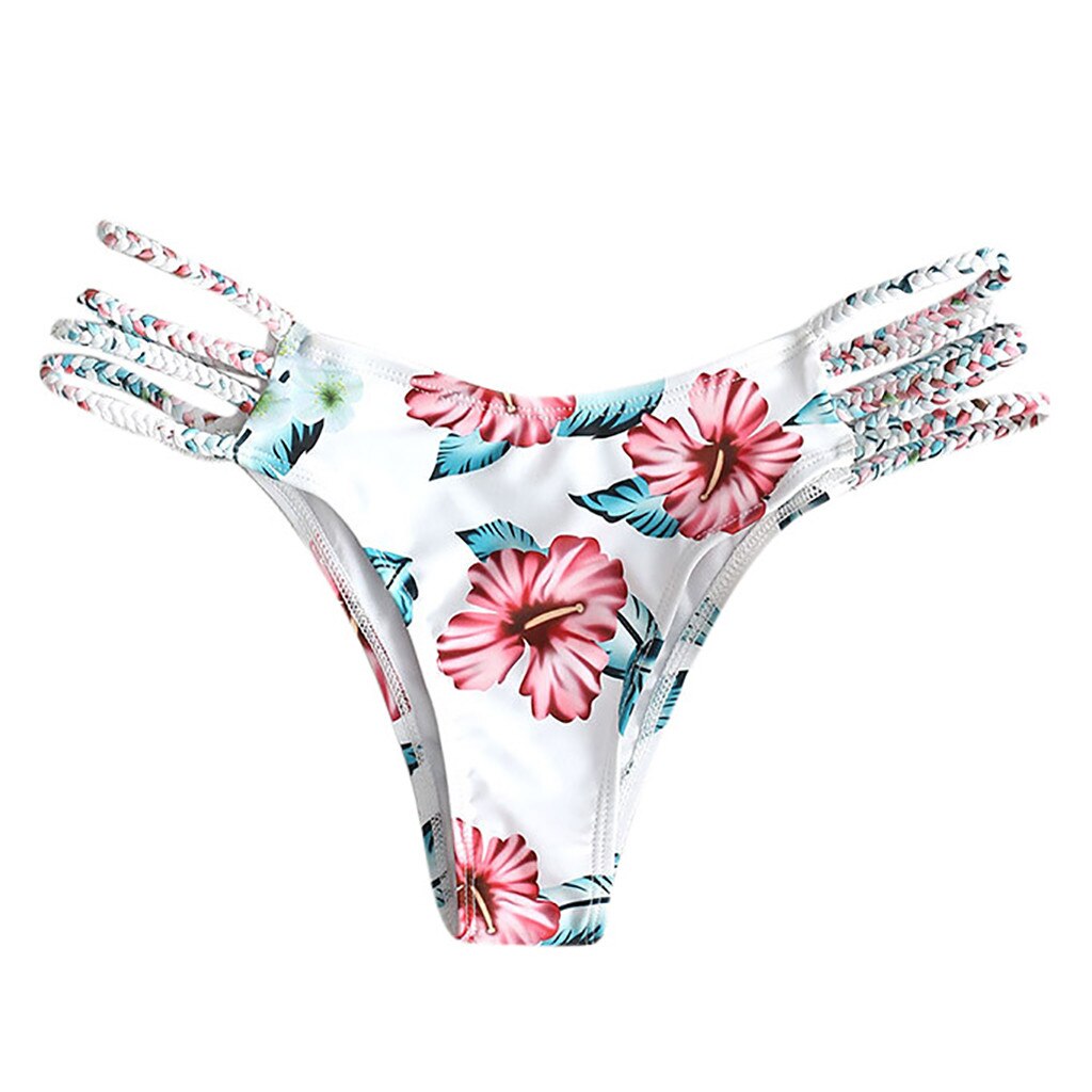 High Cut Thong Bikini Bottoms Sexy Bottoms Swimwea Grandado
