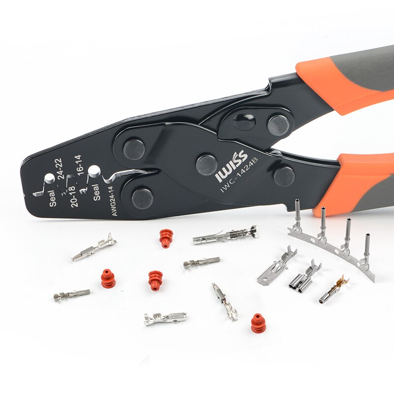 Iwiss ikke-isoleret åben cylinder terminal crimp t... – Grandado