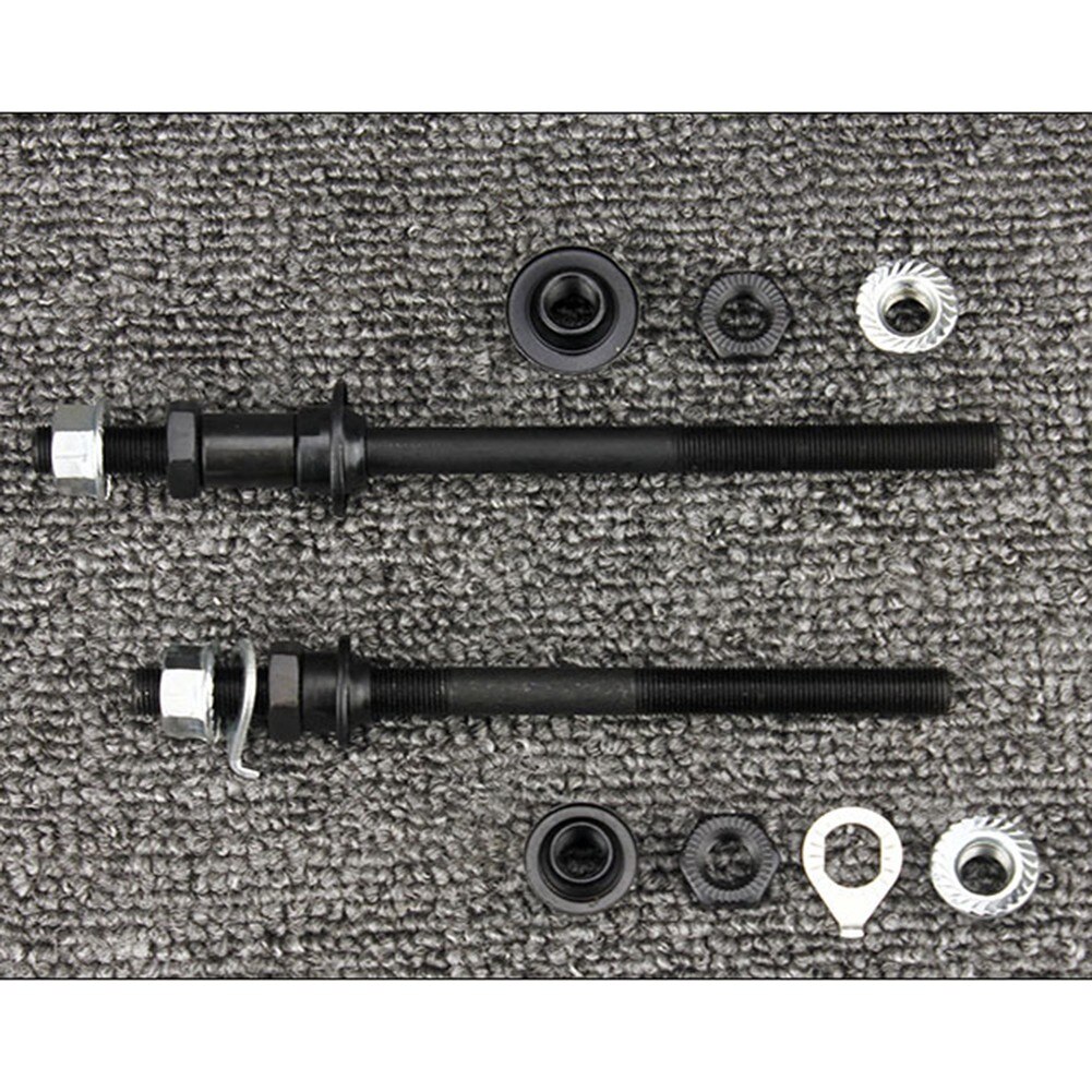 1 Pair Mountain Bike Wheel Hub Axle Front Rear Sol... – Grandado