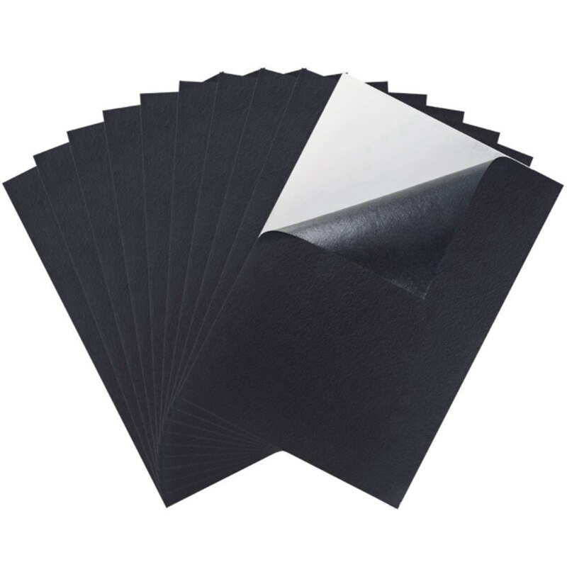 Black Adhesive Back Felt Sheets Fabric Sticky Back... – Grandado