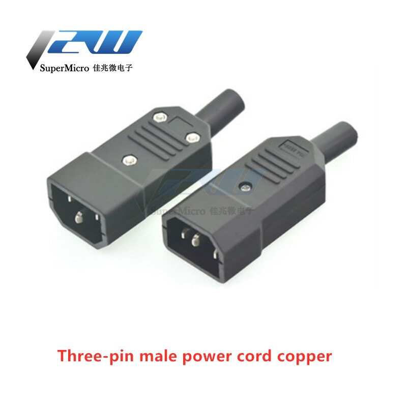 Input connector 10A 250VAC 3pin iec320 C14 power p... – Vicedeal