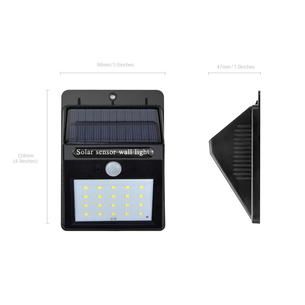Solar Powered Path Lights 20 LED Solar Lamp Securi... – Grandado