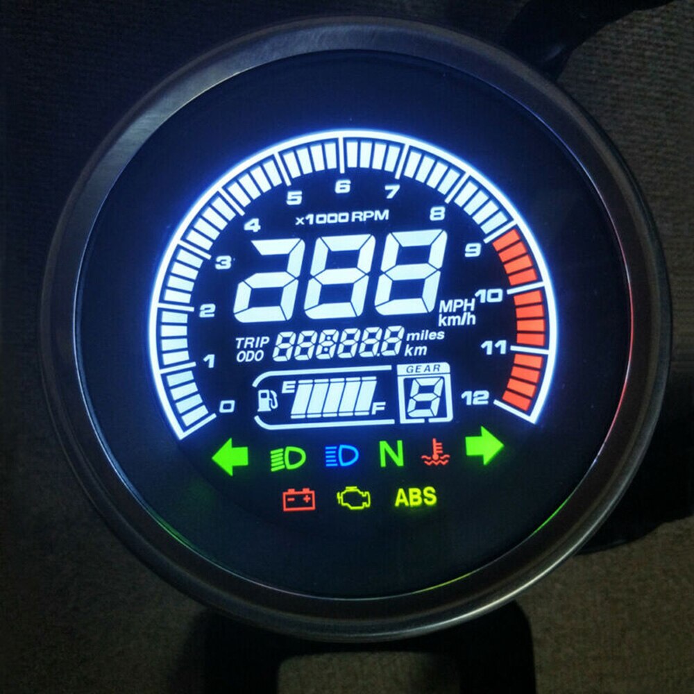 Digital Speedometer Odometer Tachometer Interior A... – Vicedeal