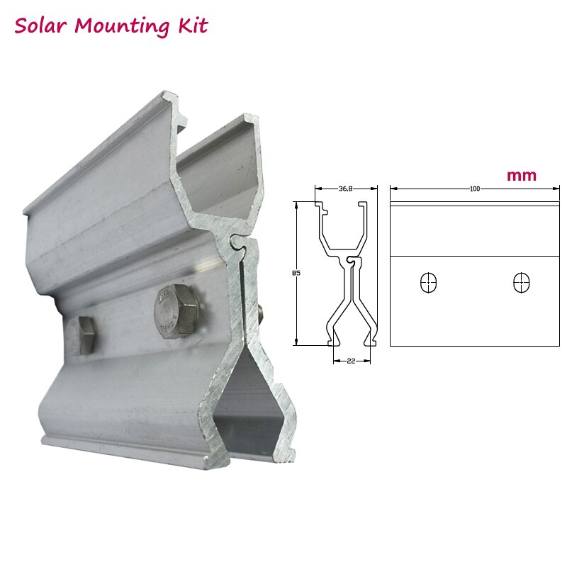 Solar mounting system bracket- kit accessories alu... – Vicedeal