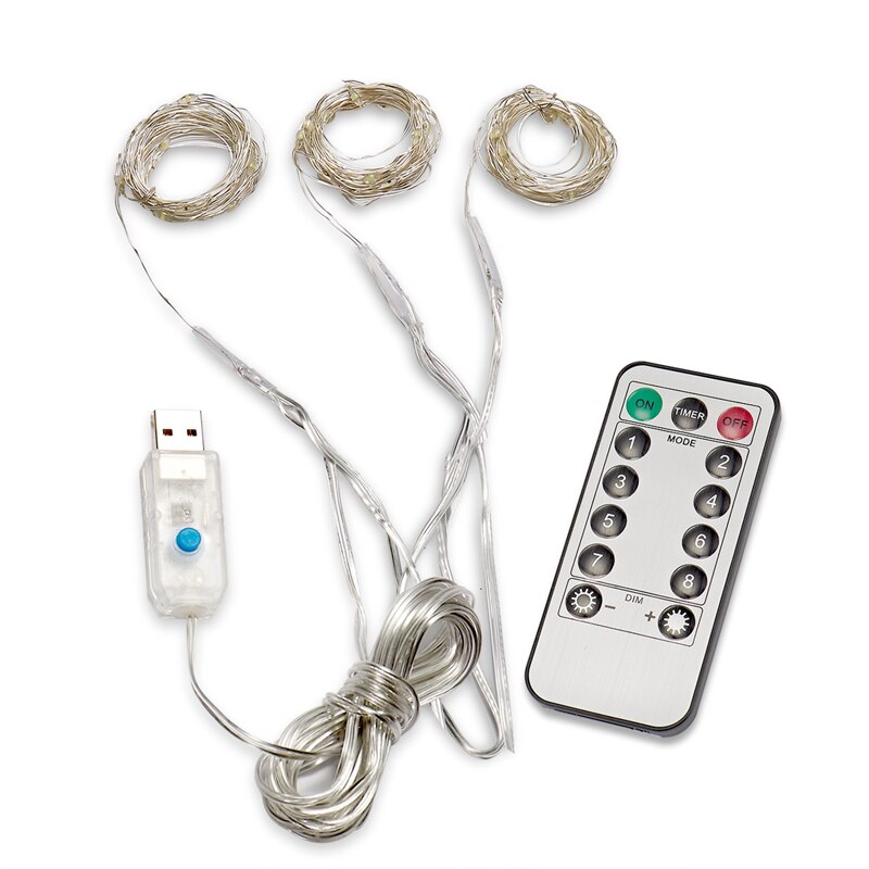 3X1 3X2 3X3M Christmas Garlands LED Wedding Fairy ... – Grandado