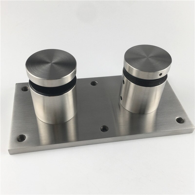 Y L Double stainless steel glass standoff brackets – Vicedeal