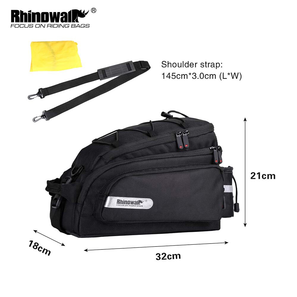 Rhinowalk Bicycle Bag Bike Pannier Bag Rack Rear T... – Vicedeal